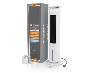 Brandson Mobiler Luftkühler Turmventilator 4L Wassertank Oszillation ...