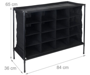 Relaxdays Camping Schuhschrank Stoff 16 Fächer, 65x84x36cm ab 19,99 ...