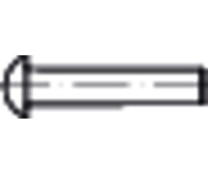 Contorion Halbrundniete DIN 660 Kupfer blank ø3x4mm (006603000030004 ...