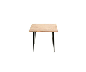 HAKU Beistelltisch Akazie massiv, schwarz/natur, 55x46x55cm (52956) ab ...