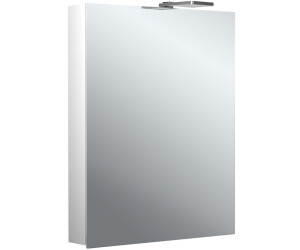 emco Flat 2 Style LED-Lichtspiegelschrank Aufputz 1 Tür 500mm ...