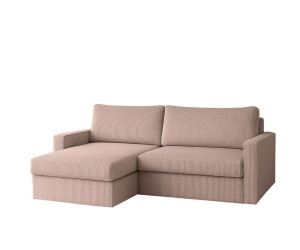 Fun Möbel BENDIK Ecksofa mit Schlaffunktion, Stoff Poso Aprikose ...