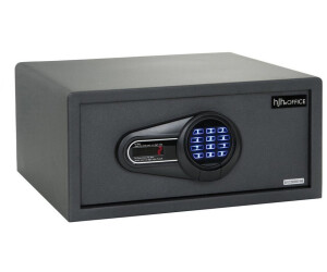 HJH Office Safe Compact I Wandtresor Stahl 25,5l LED-Display (830038 ...