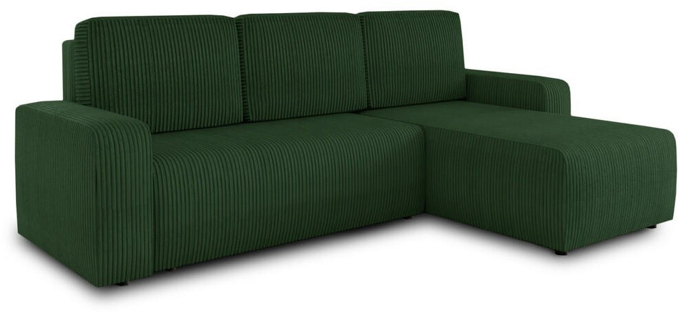 Sofnet Roma L Ecksofa Cord mit Schlaffunktion und Bettkasten, L-Form ...