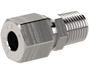 Riegler Gerade Einschraubverschraubung R1/2, Rohr-Ø 8mm, 1.4571, 315bar ...
