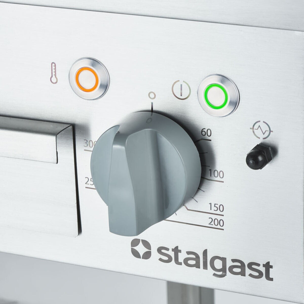 Stalgast Elektro-Griddleplatte Standgerät glatt 800x700x850mm Edelstahl ...
