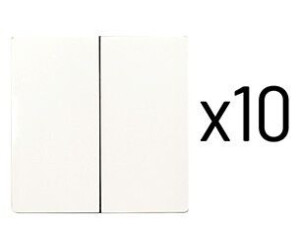 Eltako DW-F4T55E Doppelwippe für Funktaster polarweiß glänzend, 10er ...