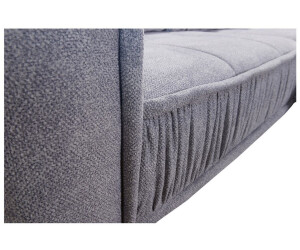 Fun Möbel Florence Ecksofa Schlafsofa Stoff Bubble Hellbraun Ottomane ...