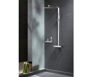 Bernstein NT6705C Duschsäule Thermostat, quadratischer Duschkopf ...