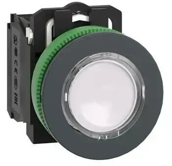 Schneider Electric Harmony XB5F Leuchtdrucktaster Kunststoff 30mm weiß ...