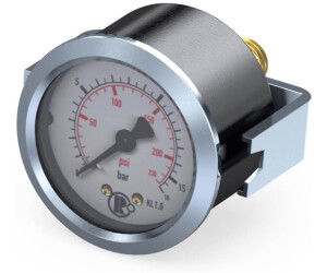 Riegler Standardmanometer Dreikantfrontring G 1/8 hinten -1/0,0bar Ø40 ...