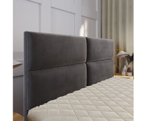 Masseno Lonis Boxspringbett 180x200cm mit Matratze, Topper & Bettkasten ...