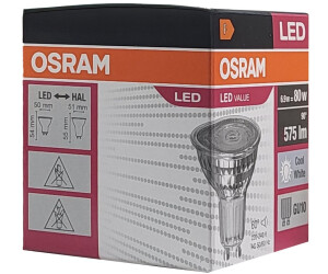 Osram LED STAR PAR16 GU10 6,9W 840 Kaltweiß 60° 10er-Pack (LVPAR168060 ...