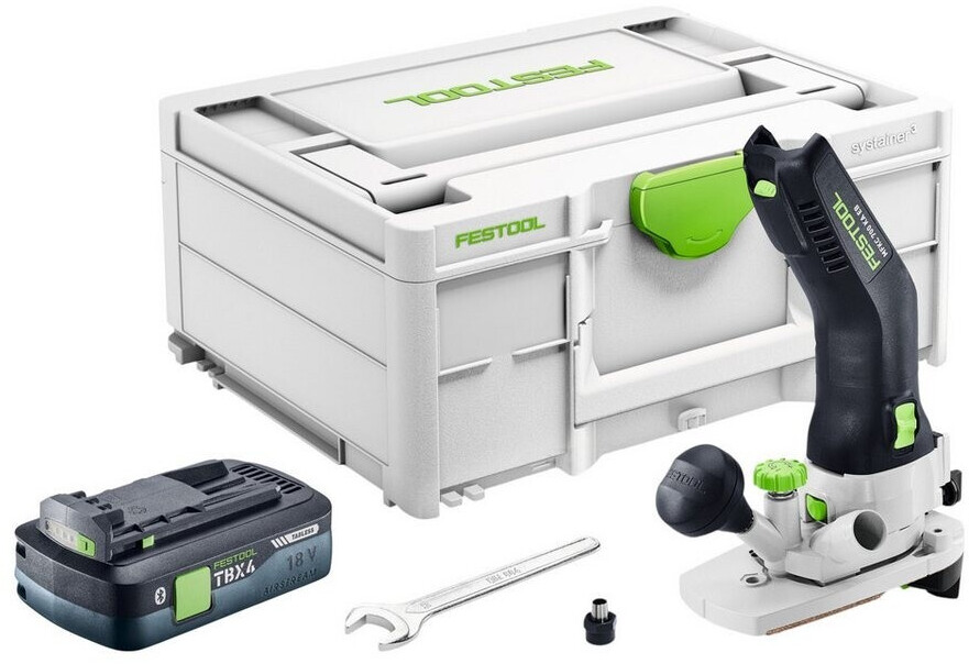 Festool MFKC 700 KA EB-Basic Akku-Kantenfräse 18V 8mm Brushless, 4,0Ah ...