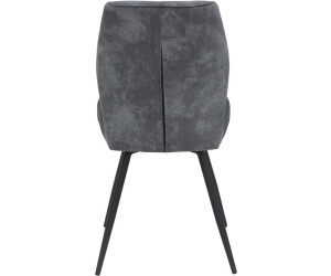 Hela Ally 4-Fußstuhl Vintage Velvet Anthrazit 360° drehbar ...