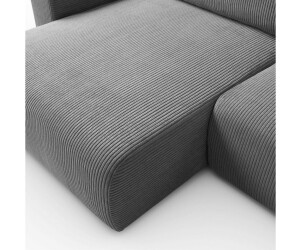 Lookway Opera Ecksofa L-Form mit Schlaffunktion und Bettkasten, Textil ...