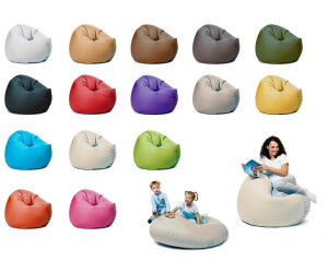 sunnypillow Sitzsack XXXL 2-in-1 Outdoor & Indoor Ø145cm, cremeweiß ab ...