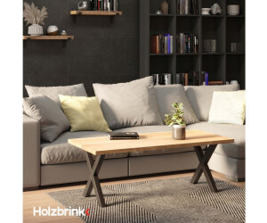 Holzbrink Tischgestell X-Form Metall pulverbeschichtet, 60x72cm ...