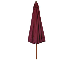 Deluke Sonnenschirm Aus Holz PAUL Rot 254x330cm ab 137,90 ...