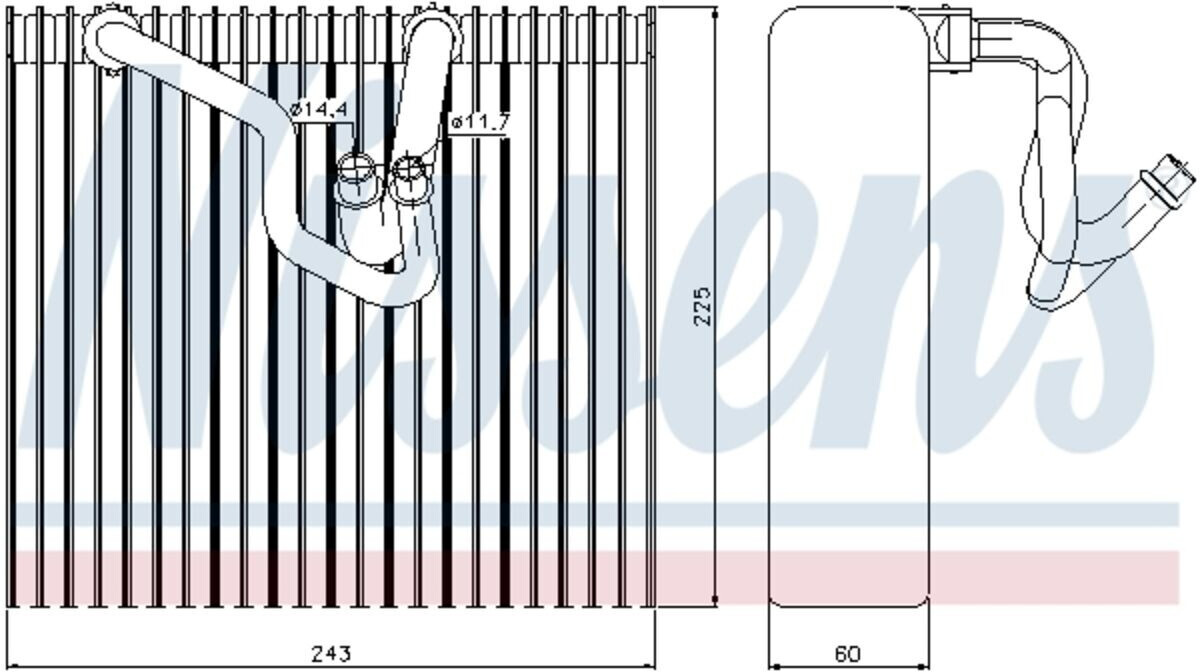 Nissens Verdampfer Klimaanlage 92187 ab 69,42 € | Preisvergleich bei ...