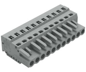 Wago 1-Leiter-Federleiste CAGE CLAMP® 2,5mm² grau (231-111/026-000) ab ...