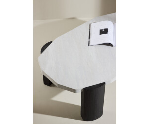 Venture Home Kres Couchtisch 125x71cm, Marmoroptik, grau und braun ab ...