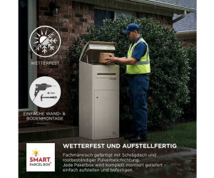 Homescapes Smart Parcel Box Paketbriefkasten Extra-Large, geneigtes ...