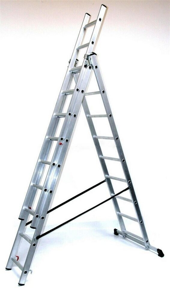 Szagato Alu-Schiebeleiter BASIC 3-in-1 3x12 Stufen, 7,4m (76129) ab 368 ...
