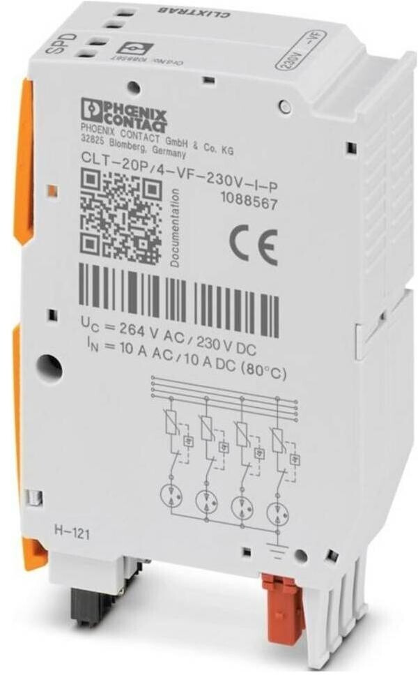 Phoenix Contact CLT-20P/4-VF-230V-I-P Überspannungsschutz-Stecker ...