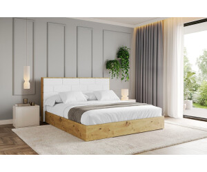 ALTDECOR Enzo8 Polsterbett mit Bettkasten und Lattenrost, Kunstleder ...