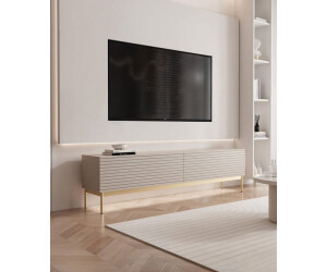 Selsey Linearis TV-Lowboard 2-türig mit LED, kaschmirgrau, 175cm ab 233 ...