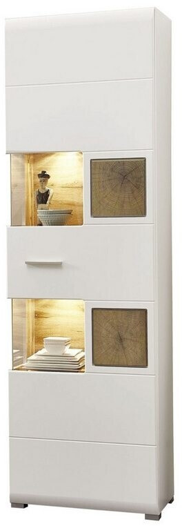 Innostyle Fun Plus Vitrine mit LED-Beleuchtung, Holzwerkstoff/Eiche ...