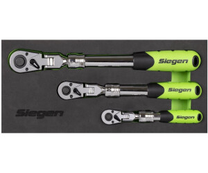 Sealey Siegen ausziehbares Flexi-Kopf Ratschenschlüssel-Set, 3-teilig ...