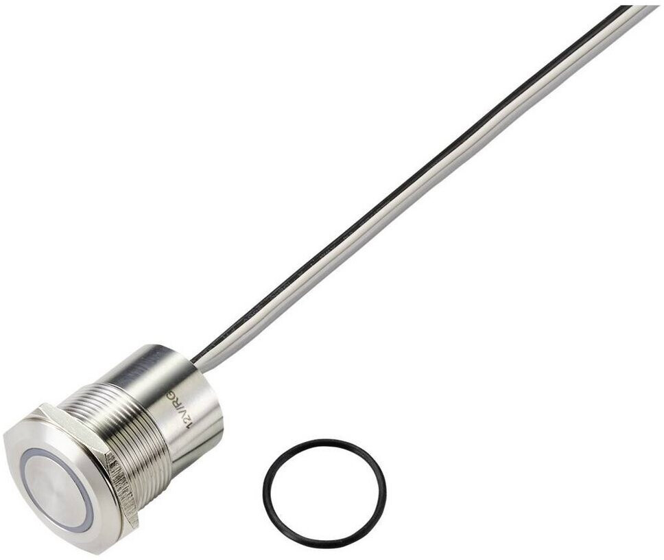 TRU Components Sensorschalter 24V 0,5A, rastend, grün/rot, 25mm, IP65 ...