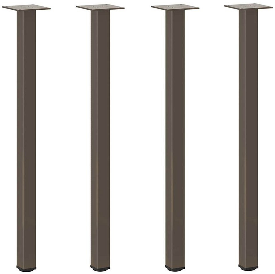 vidaXL Konsolentischbeine 4 Stk., Naturstahl, 72-74 cm (4012459) ab 51 ...