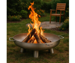 BBQ-Toro Feuerschale mit Deckel, Edelstahl, Ø 80cm, silber ab 218,46 ...