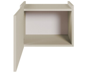 Selsey Fiorra Wandnachttisch Push-to-Open, greige, 37x48x37cm ab 139,49 ...