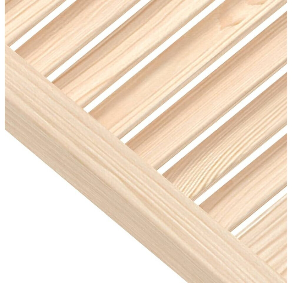vidaXL Schranktüren Lamellen-Design, Massivholz, 61,5x49,4 cm, 4 Stk ...