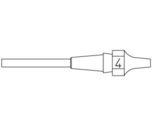 Weller XDSL 4 Ersatz-Entlötdüse Ø1,2×Ø2,5mm, L=10,5mm (T0051326299) ab ...