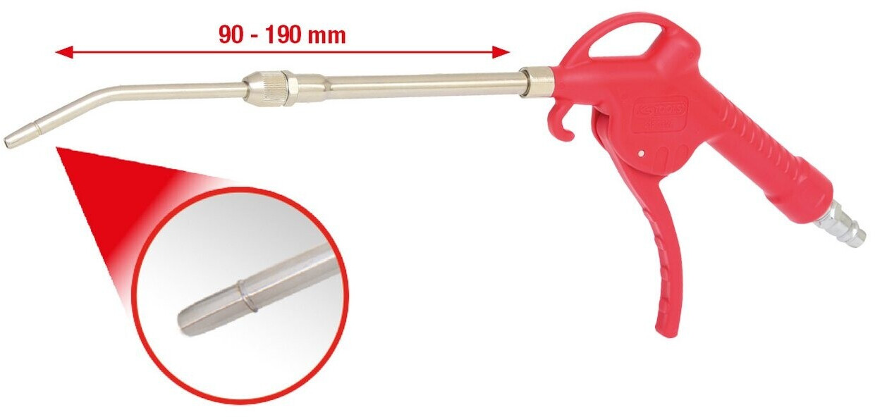 KS Tools Druckluft-Blaspistole, teleskopisch, 65-280mm (515.1907) ab 20 ...