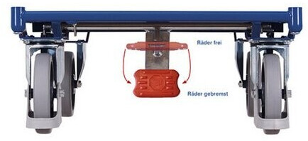 VARIOfit VARIOfit ESD Schiebebügelwagen 1230x800mm, 500kg (sw-800.141 ...
