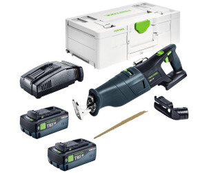Festool RSC 18 EB-Basic Akku-Säbelsäge 18V, bürstenlos, 2x 8,0Ah (RSC ...