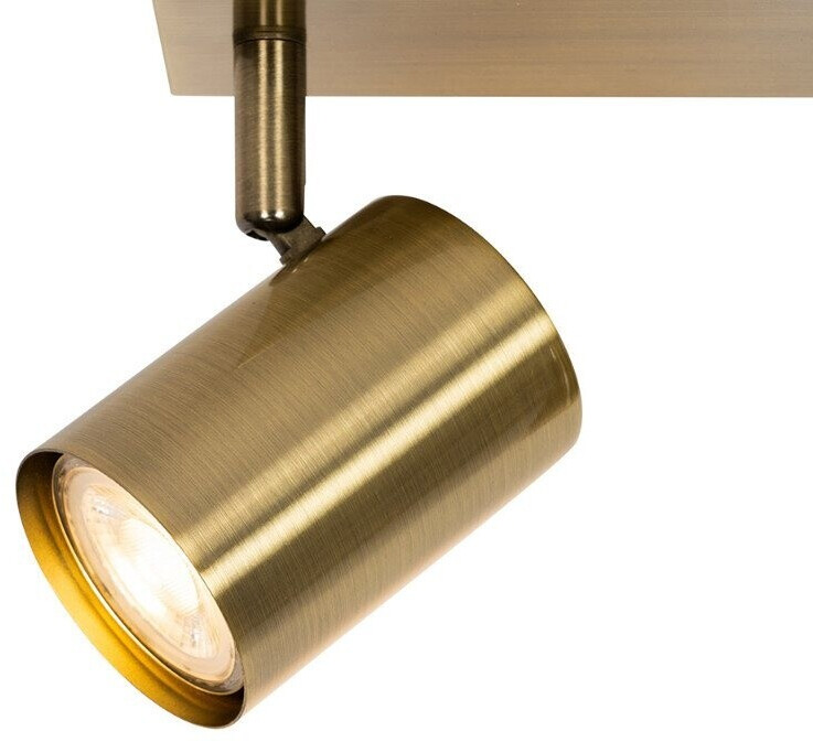 QAZQA Jeana Smart LED-Aufbaustrahler 3-flammig, Bronze, GU10 (109562 ...