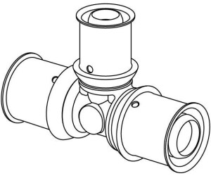 Uponor S-Press PLUS T-Stück reduziert 32x25x25mm (1070582) ab 14,70 ...