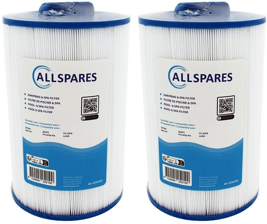 AllSpares Whirlpool Filterkartusche, kompatibel mit Sundance 373043 (AS ...