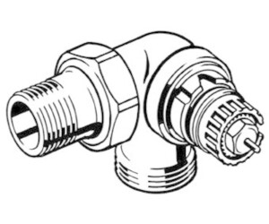Danfoss RA-N 15 Thermostatventil Winkeleck rechts DN15×DN20 (013G4204 ...
