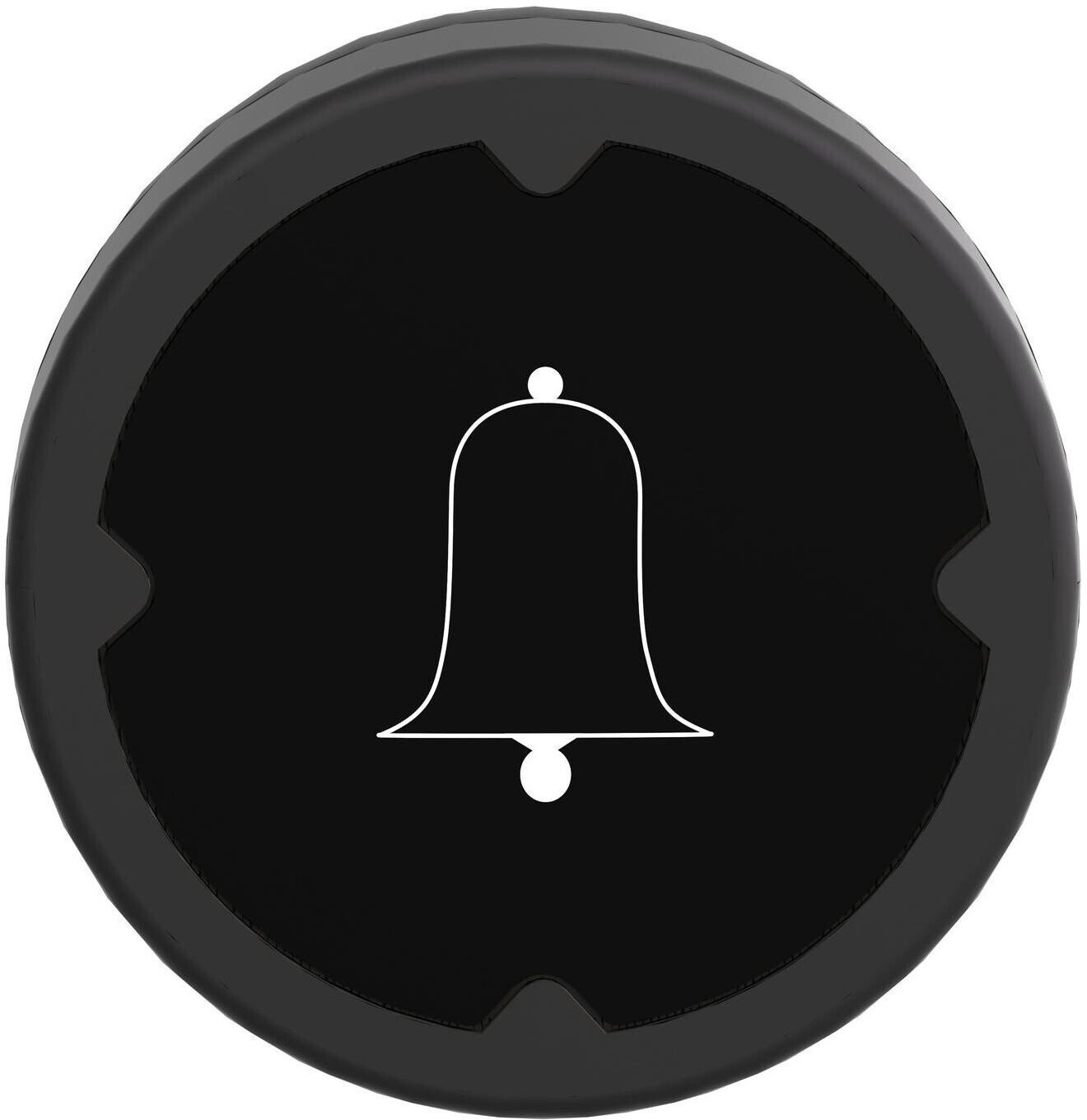 Schneider Electric Pilzdrucktaster Frontelement schwarz/weiß Glocke ...