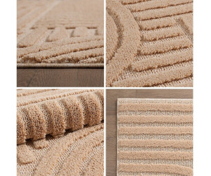 Simpex Hochflor Teppich Skandinavisch Boho, flauschig, rosa (280x370cm ...