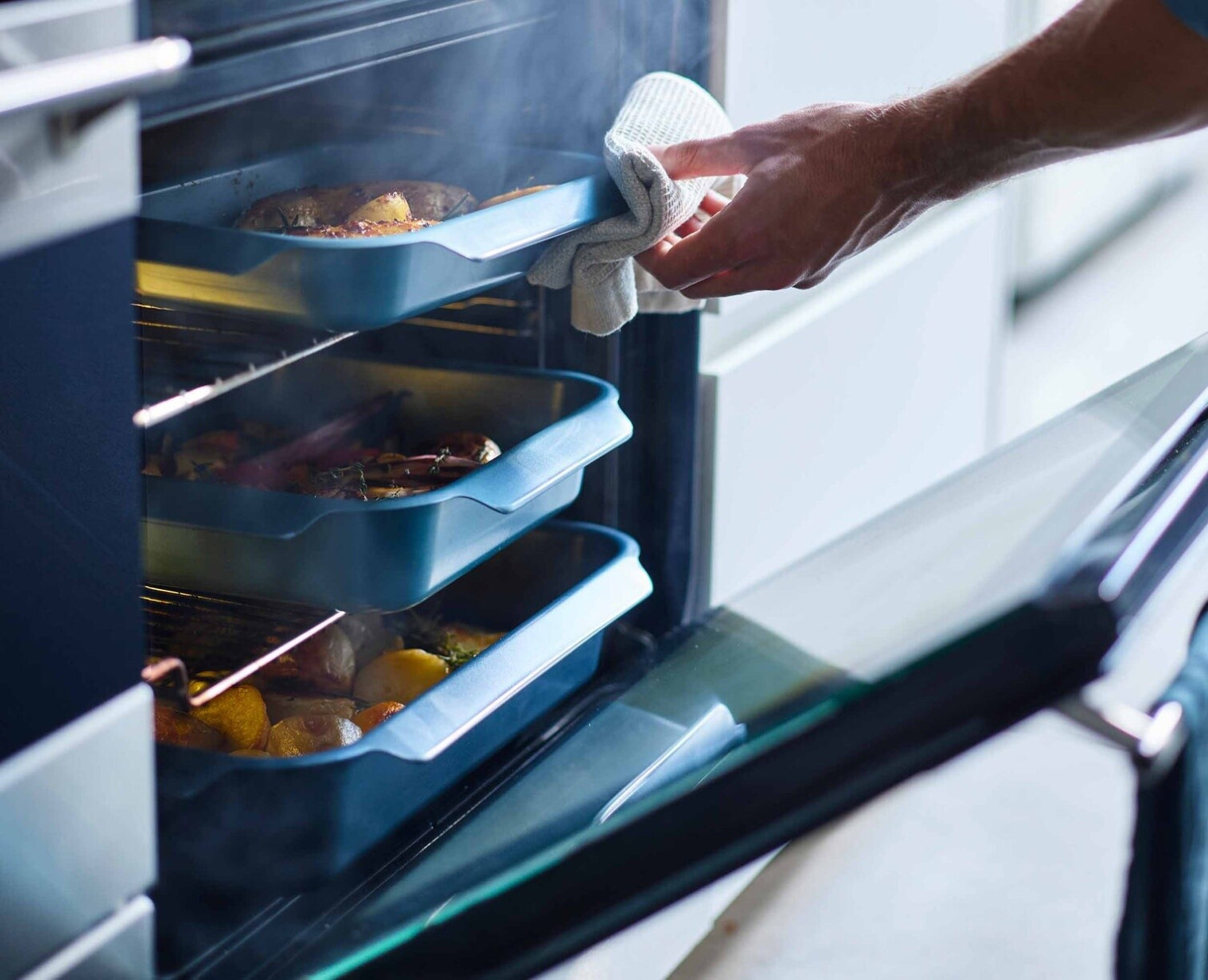 Joseph Joseph Nest Oven Auflaufform antihaftbeschichtet S, hellblau ...