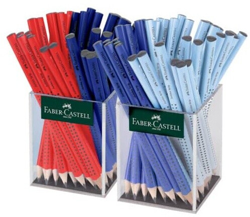 Faber-Castell Jumbo GRIP Bleistift, 2 Köcher à 36 Stück (111940) ab 93 ...